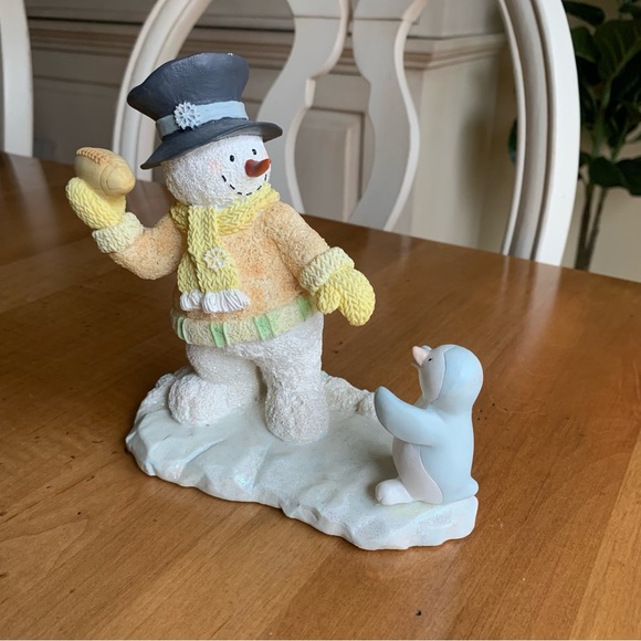 Russ | Holiday | Russ Berrie Snowman With Football Figurine | Poshmark